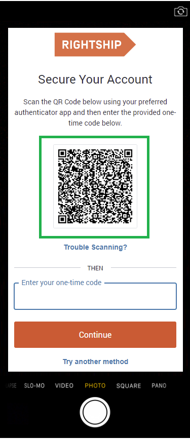 Multi-factor Authentication (MFA) - Authenticator App - one-time code