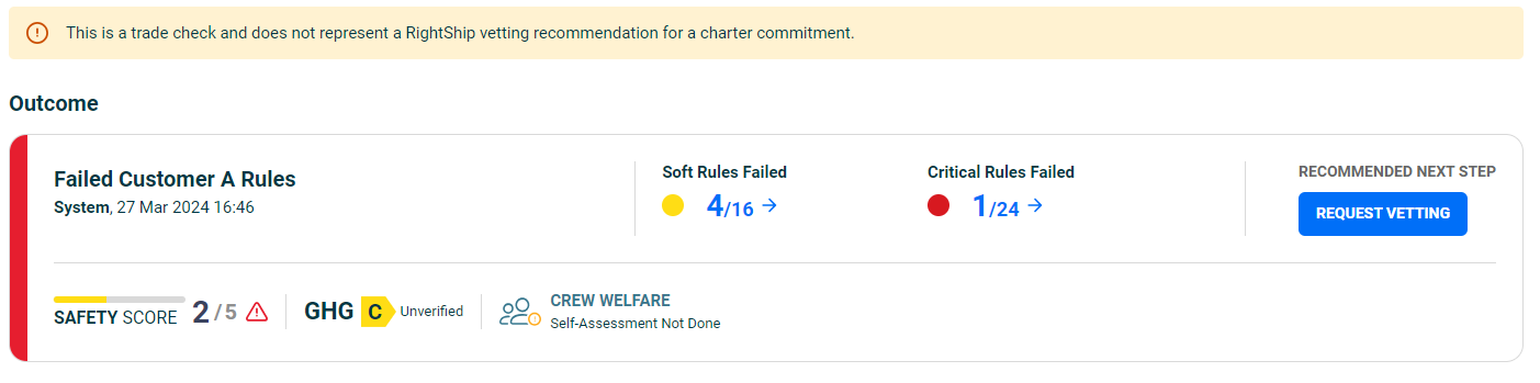 User Guide for Trade Check