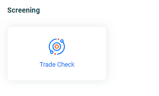User Guide for Trade Check